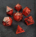 Blood Oath (Black and Red Shimmer) Dice Set For Dungeons And Dragons T ...